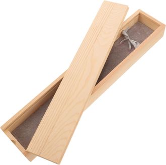 STOBOK Holz Kalligraphie-pinsel-verpackungsbox Elegante Stift-box Pinsel-stift-verpackungsbox Leere Pinsel-verpackungsbox Für Schüler Lehrer Büroangestellte 