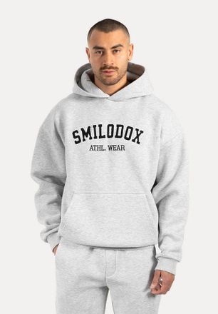 Smilodox Hoodie Kayson, Oversize Kapuzenpullover, Frontprint, große Kapuze Sweatshirt Kängurutasche weicher Stoff Warmer Pulli Streetstyle Alltag Freizeit