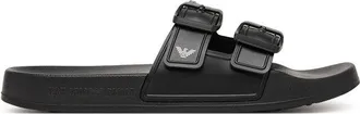 Emporio Armani Pantoletten EX000043 AF22190 MC001 Schwarz