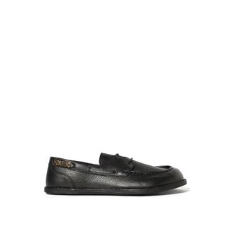 Moschino Homme, Chaussures, Noir, Taille: 40 EU Adrian Deck Mocassins