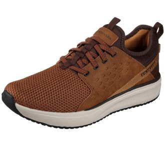 Skechers Herren Crowder Colton Sneaker, Tan Knitted Mesh, 39.5 EU