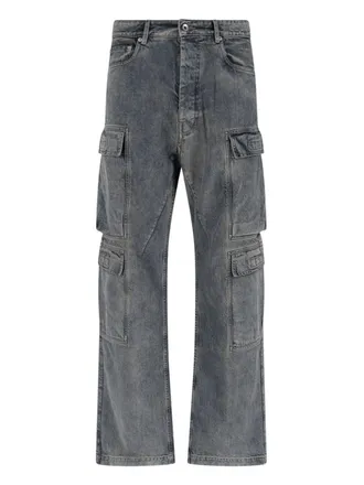 Rick Owens Weite Jeans Double Cargo