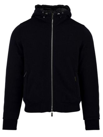 Moorer Manteaux de moteur bleu