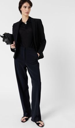 Gerard Darel Pantalon au dos &eacute;lastiqu&eacute; - ALYCIA - Marine