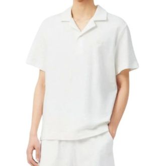 Lacoste Homme, Tops, Blanc, Taille: M Polo Textur&eacute; Coupe Classique