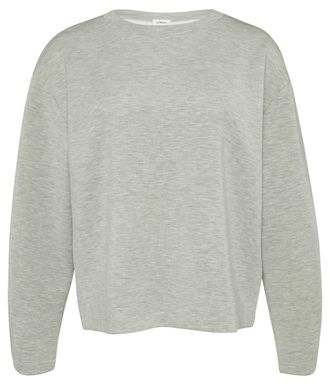 s.Oliver Scuba-Sweatshirt aus Modalmix mit Faltendetail
