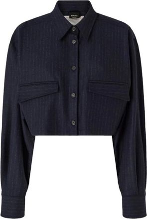 Pinko Pinko - Chemise Taurasi - Femme - Blouses et Chemises - Bleu - Taille: 36/38 FR