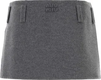 Miu Miu Skirt - Gray