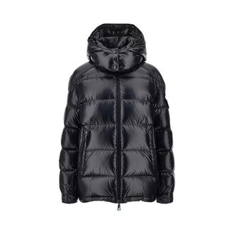 Moncler Padded nylon downjacket with logo patch Woman III