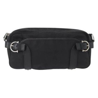 Ferragamo Pre-owned Canvas Schultertasche - - Pre-owned - Damen - Schwarzk - ONE SIZE