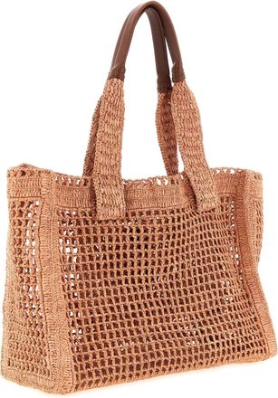 Chlo&eacute; Raffia Tote Bag - Multicolor