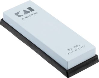 Kai Schleifstein, Körnung: 3000 - Japanischer Messerschärfer Polierabzug - Stein Abziehstein Wetzstein für Messer Whetstone Abmessung: 18,5 x 6,4 x 2 cm