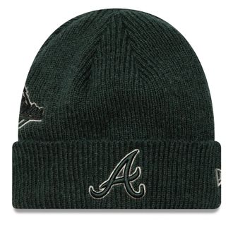 New Era M&uuml;tze New Era Atlanta Braves World Series Patch Cuff Knit Beanie 60580730 Gr&uuml;n