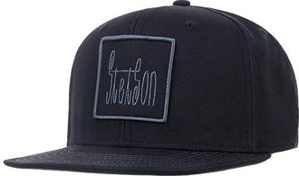 Stetson Casquette Snapback Brand Patch Femme/Homme - visi&egrave;re Plate de Baseball Snapback, avec Hiver Automne Printemps &Eacute;t&eacute; Printemps-&eacute;t&eacute; - Taille Unique Bleu