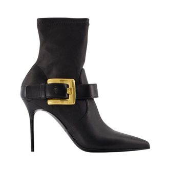 Balmain Anthem Ankle Boots - - Shoes - Damen - Schwarzk - 39 EU