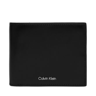 Calvin Klein Geldb&ouml;rse Calvin Klein Raised Ew Bill Fold W/ Coin LV04D1163G Schwarz