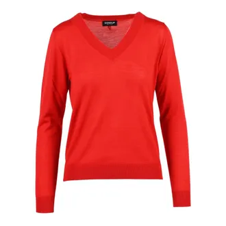 Dondup Damen, Strickwaren, Rot, SGr&ouml;&szlig;e