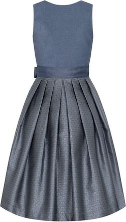 N&uuml;bler Trachtenkleid Midi Dirndl Sarah in Taubenblau von N&uuml;bler - Rockl&auml;nge 60 cm