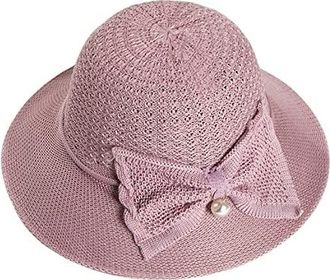 Generic Chapeau de pêcheur pour femme - Chapeau fin à large bord respirant - Chapeau de soleil - Chapeau de bassin - Chapeau à visière large pour femme, viole