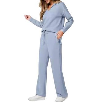 Generic Ensemble de surv&ecirc;tement 2 pi&egrave;ces pour femme - Respirant et infroissable, respirant et infroissable, bleu clair, XXL