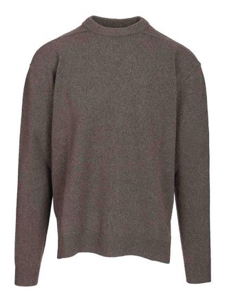 Rick Owens Rundhalspullover - Beige