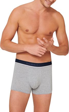 Schiesser Herren Unterwäsche blau Baumwolle & Mix unifarben