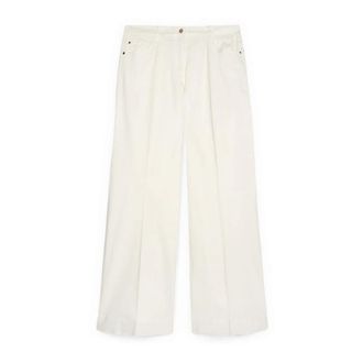 Fiorella Rubino Weite Baumwollhose - - Trousers - Damen - Wei&szlig; - XL