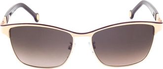 Carolina Herrera Femme, Accessoires, Multicolore, Taille: ONE Size Lunettes de soleil multicolores en m&eacute;tal