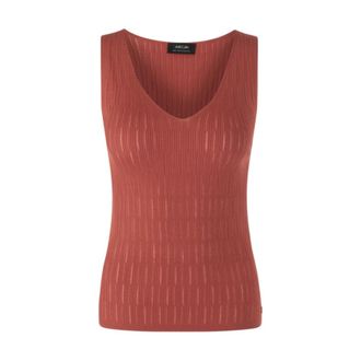 Marc Cain Viscose Stretch Top - - Tops - Damen - Rot - 2XL