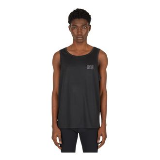 OVER OVER Logo Print Tank Top - - Tops - Herren - Schwarzk - M