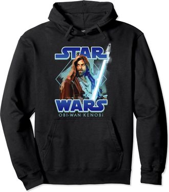 Star Wars Obi-Wan Kenobi Jedi Lightsaber Portrait Pullover Hoodie