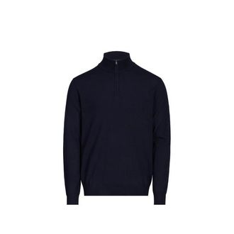 Fa&ccedil;onnable Pull col zipp&eacute; en laine m&eacute;rinos