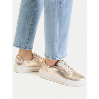 Clarks Sneakers Clarks Hollyrose Zip 26185916 Goldfarben