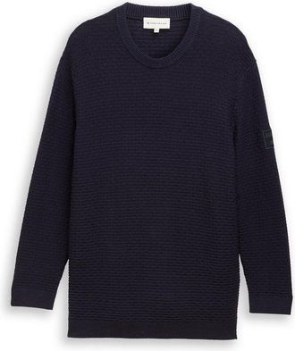 Tom Tailor Strickpullover Pullover & Strickjacken Plus Size - Strickpullover mit Rundhalsausschnitt