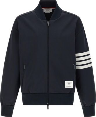 Thom Browne Blouson aviateur en viscose technique