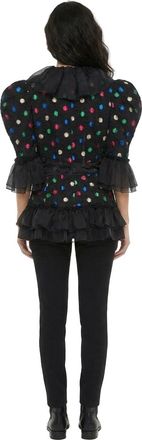 Dolce & Gabbana Womens Multicolor Acetate Biker Jacket Clothing