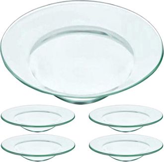 Cabilock 5 St&uuml;ck Teiliges Aromatherapie Wachsw&auml;rmer Ersatzschalen mit Rutschfester Basis Hitzebest&auml;ndig Einfach zu Reinigen f&uuml;r &Auml;therische &Ouml;le und Duftwachs De