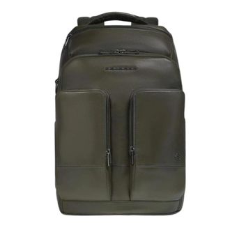 Piquadro Personalisierbarer Laptop-Rucksack 15.6 - - Bags - Herren - Gr&uuml;n - ONE SIZE