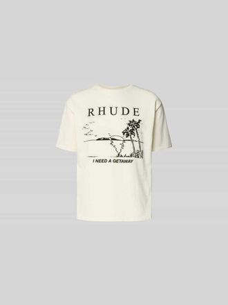 Rhude Regular Fit T-Shirt mit Logo-Print