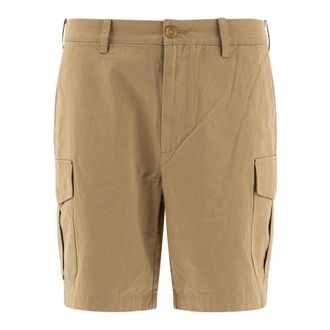 Vince Baumwoll-Leinen Cargo-Shorts - - Shorts - Herren - Beige - W36