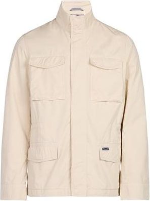 Fa&ccedil;onnable Blouson &agrave; col montant en coton