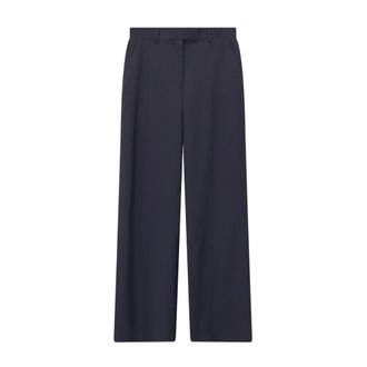 Tiger Of Sweden Wide Hosen - - Trousers - Damen - Blau - M