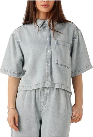 Catwalk Junkie Damen, Blusen & Hemden, Blau, SGr&ouml;&szlig;e