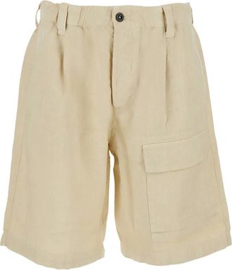C.P. Company C.p. Company, Homme, Shorts, Beige, Taille: M Lino Shorts