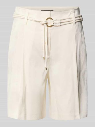 Marc Cain Wide Fit Shorts aus Leinen-Mix mit Viskose-Anteil