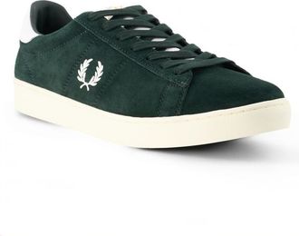 Fred Perry Herren Sneaker gr&uuml;n Nubuk-/Veloursleder