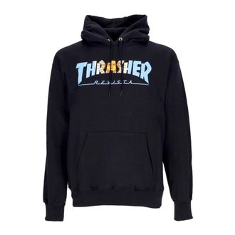 Thrasher Argentina Revista Schwarzer Hoodie Langarm - - Sweatshirts & Hoodies - Herren - Schwarzk - L