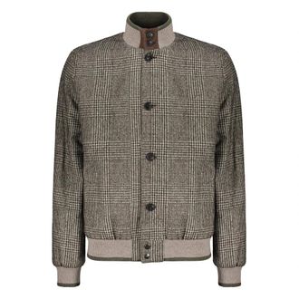 Fedeli Wollmischung-Bomberjacke - - Jackets - Herren - Braun - L