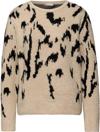 Street One Rundhalspullover Softer Jacquard Pullover (1-tlg)
