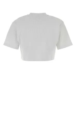 Off-white 2aa081c99jer004 0110 Whiteblack Exterior: Cotton Elastane T-Shirt T-shirts And Polos